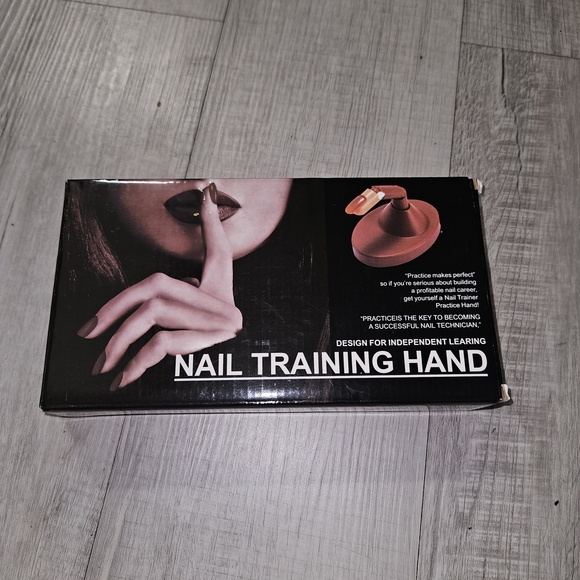 Makeup | Practice Nail Art Trainer Training Hand Fake Fingers False Tip ...